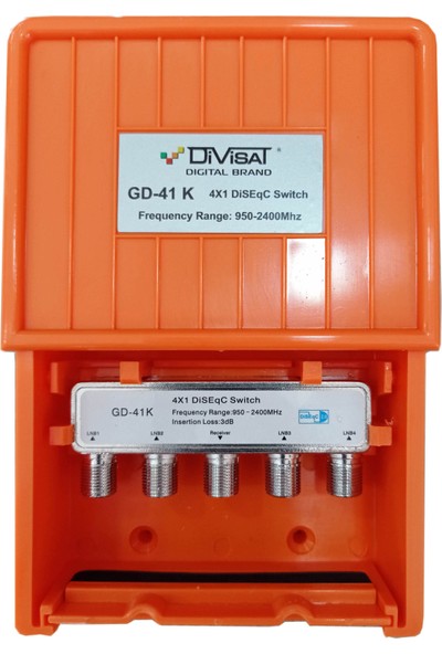 Divisat 1 Giriş 6 Çıkış 1/6 Splitter Divisat 1 Giriş 6 Çıkış 1/6 Splitter