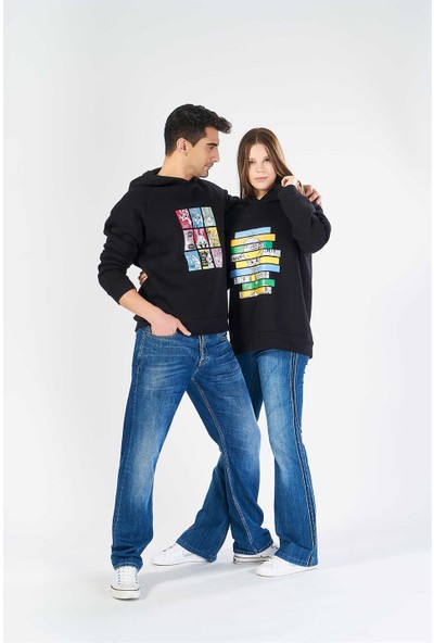 Fıngerprınt Warner Bros Lisanslı Unisex Kapşonlu Cepsiz Sweatshirt - Bugs Bunny Baskılı Fıngerprınt Warner Bros Lisanslı Unisex Kapşonlu Cepsiz Sweatshirt - Bugs Bunny Baskılı