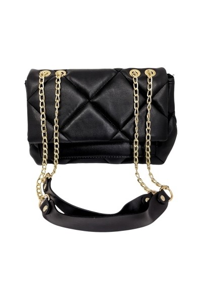 Pars Creative Siyah Kadın Zincirli ve Deri Kordon Kol Çantası Pars Creative Siyah Kadın Zincirli ve Deri Kordon Kol Çantası