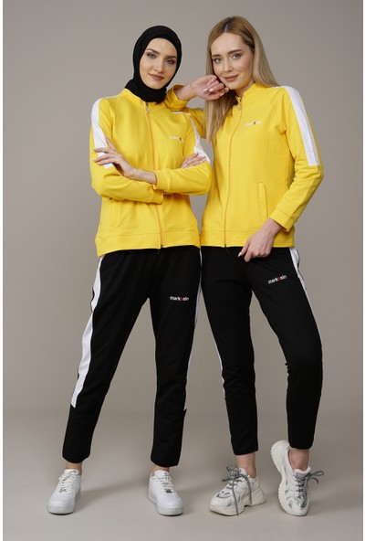 Markosin Kadın Şeritli Eşofman Takımı M1006