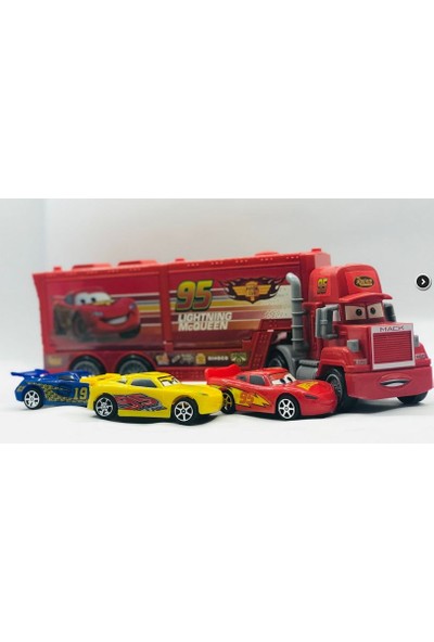 Trend Center Cars Şimşek Mcqueen Tır 3 Araçlı 48 cm Trend Center Cars Şimşek Mcqueen Tır 3 Araçlı 48 cm