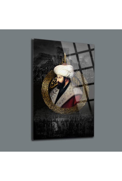 Srd Concept Fatih Sultan Mehmet Cam Tablo Padişah Tablo Srd Concept Fatih Sultan Mehmet Cam Tablo Padişah Tablo