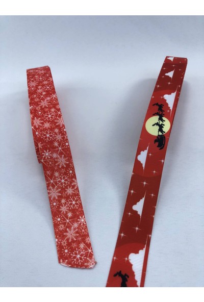 Hobigram Yılbaşı Süsü Kurdele Takımı 6