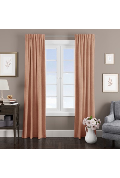 Dekomoda Sophia Petek Dokulu Fon Perde