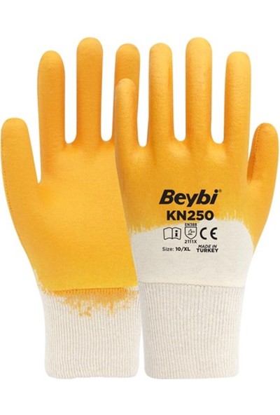 Beybi KN250 Pamuk Nitril Eldiven