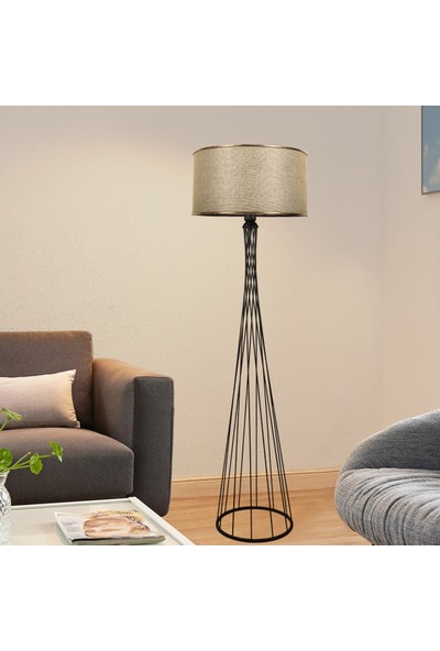 Homing Dora Kumbeji Başlıklı Metal Lambader