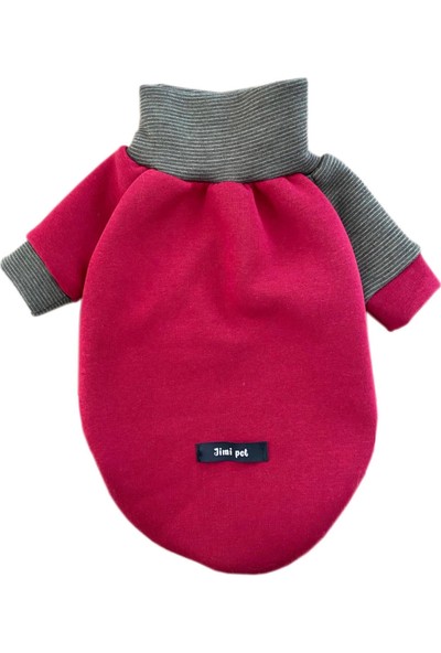 Jimi Pet Köpek-Kedi Kıyafet Duo Sweat Kırmızı S
