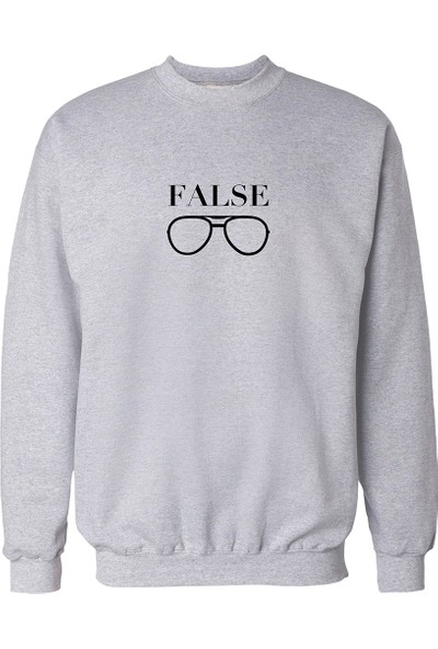 Figurex The Office Dwight False Unisex Sweatshirt - Beyaz