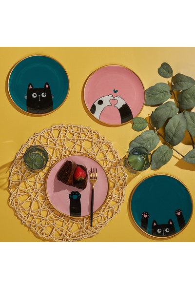 Karaca Paws 4'lü Pasta Takımı