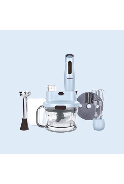 Homend Vintage Functionall 2835H Mutfak Robotu Mavi Homend Vintage Functionall 2835H Mutfak Robotu Mavi