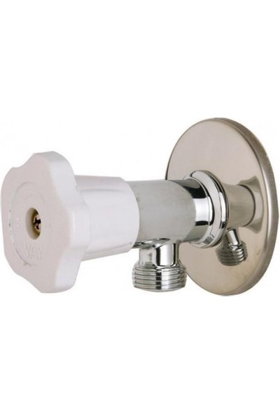 Arvenis Beyaz Başlıklı Taharet Musluğu Aynalı