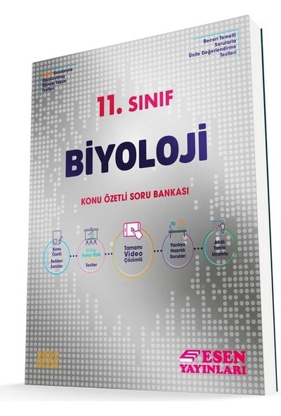 Esen Yayınları 11. Sınıf Biyoloji Konu Özetli Soru Bankası Esen Yayınları 11. Sınıf Biyoloji Konu Özetli Soru Bankası