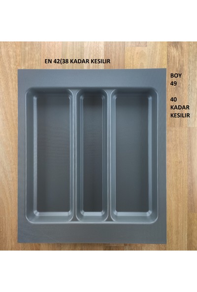 Öz Yapı Market 42/49 Cm Cekmece Içi Luks Antrasıt Kepçelik 38/40 Cm Kadar Kesılebılır Kesım Öz Yapı Market 42/49 Cm Cekmece Içi Luks Antrasıt Kepçelik 38/40 Cm Kadar Kesılebılır Kesım