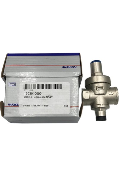 Pakkens Basınç Regülatörü Manometresiz Dn 15 Pn 16 1/2''