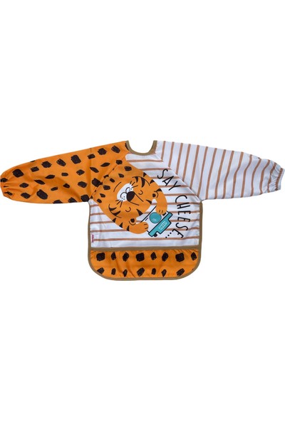 Mammako Giyilebilir Uzun Kollu Bebek Mama Önlüğü