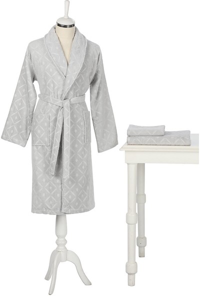 Özdilek Mayra Kadife Havlu Erkek Bornoz Set