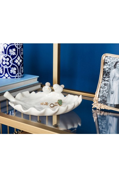 Madame Coco Colombe Bernadine Büyük Dekoratif Tabak