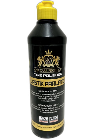 Bky Plus Jel Lastik Parlatıcı (Uzun Süreli Kalıcı)