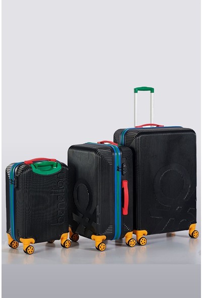 Benetton BNTA201X Abs 3'lü Set Valiz