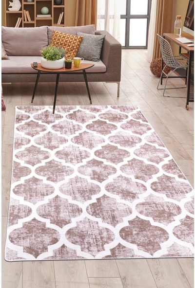 Diji Dekor Dijidekor Maça Bej Saçaksız Dijital Halı Kaymaz Yıkanabilir Iskandinav Yolluk 40X60 Diji Dekor Dijidekor Maça Bej Saçaksız Dijital Halı Kaymaz Yıkanabilir Iskandinav Yolluk 40X60