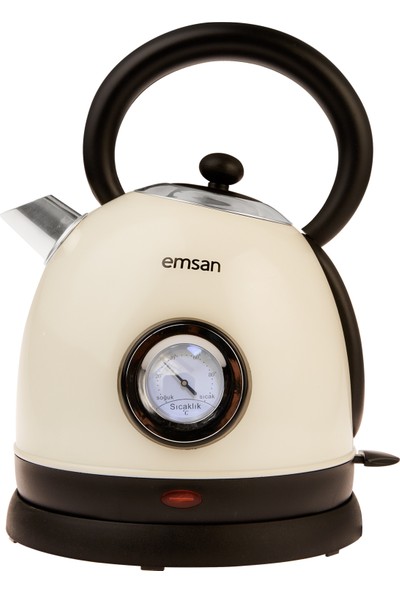 Emsan Turtle Kettle Cream Emsan Turtle Kettle Cream