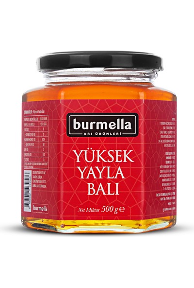 Burmella Özel Seçim Yüksek Yayla Balı 500 gr Burmella Özel Seçim Yüksek Yayla Balı 500 gr