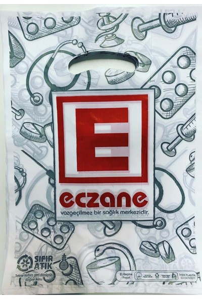 İyem Plastik Eczane Poşeti 1 kg 250'li İyem Plastik Eczane Poşeti 1 kg 250'li