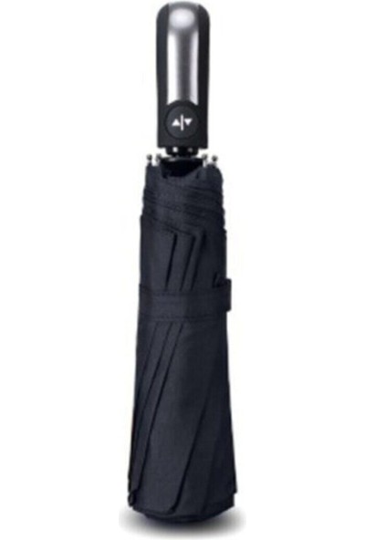 Arfseb Tam Otomatik 10 Telli Siyah Şemsiye