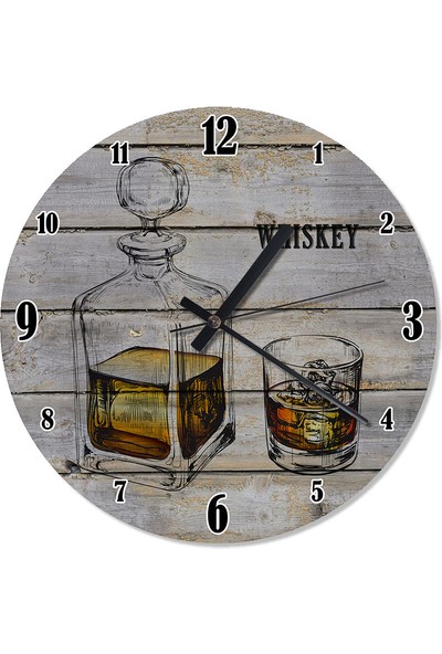 Tablomega Bar Temalı Çocuk Odası Duvar Saati