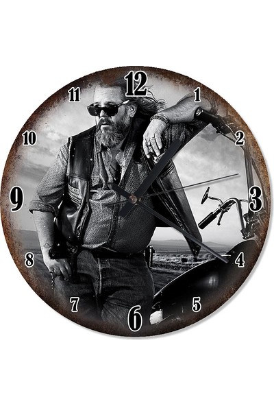 Tablomega Sons Of Anarchy Retro Duvar Saati Tablomega Sons Of Anarchy Retro Duvar Saati