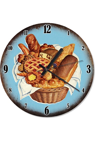 Tablomega Hamur Işleri Akarlı Duvar Saati