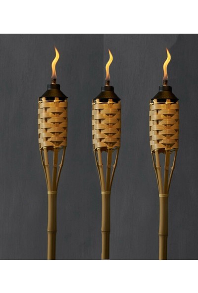 Bahçem Bambu Dekoratif Aydınlatma 90 cm 3 Adet