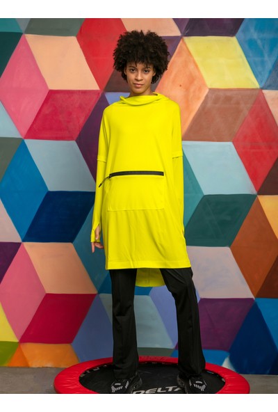 FD SPORTS Aktif Spor Üst Giyim - Neon Sarı - Fd Sports