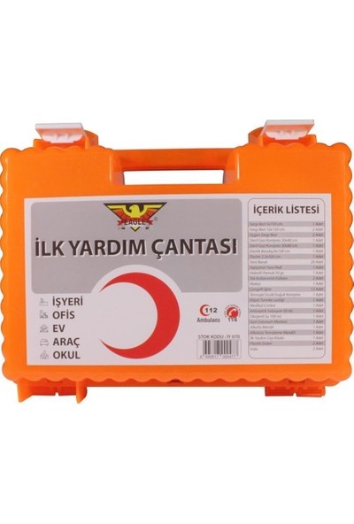 Eagle Iy 070 Ilk Yardım Çantası, Ilkyardım Seti