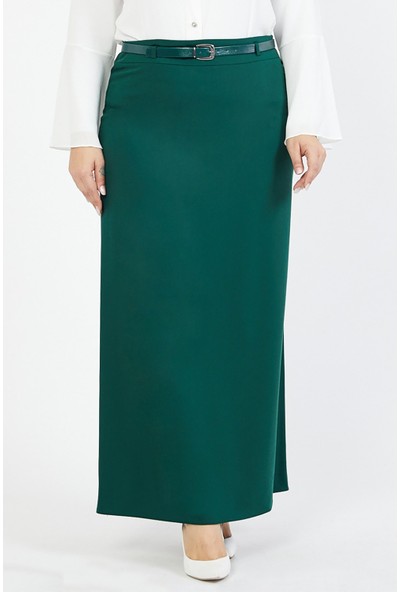 May Mara Kadın Mevsimlik Kemerli büyük Beden Etek 1580/100 Bt