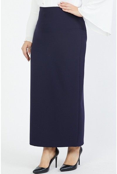 May Mara Kadın Beli Lastikli Fermuarlı Mevsimlik Büyük Beden Kalem Etek 1903/95 May Mara Kadın Beli Lastikli Fermuarlı Mevsimlik Büyük Beden Kalem Etek 1903/95