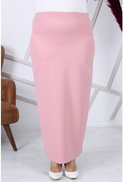 May Mara Kadın Beli Lastikli Fermuarlı Mevsimlik Büyük Beden Kalem Etek 1903/95 May Mara Kadın Beli Lastikli Fermuarlı Mevsimlik Büyük Beden Kalem Etek 1903/95