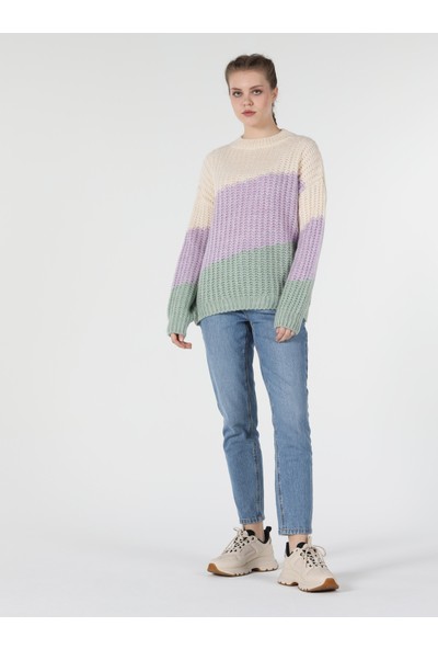 Colin's Çok Renkli Kadın Kazak