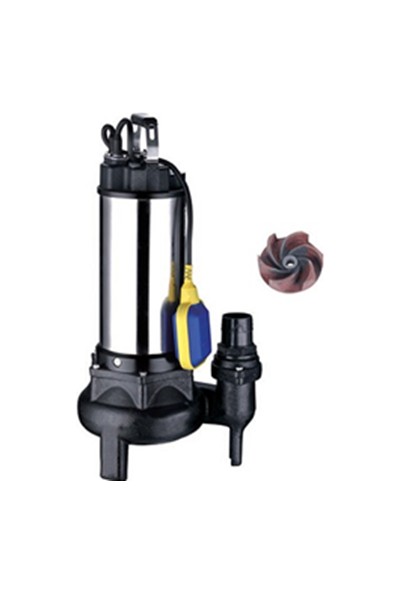 Shımge Wqds 10-10-1.1 1,5hp 220V Paslanmaz Gövdeli Pis Su Dalgıç Pompa