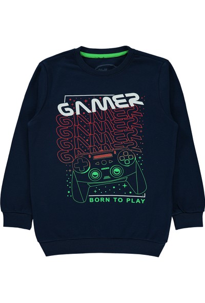 Civil Boys Erkek Çocuk Sweatshirt 6-9 Yaş Lacivert