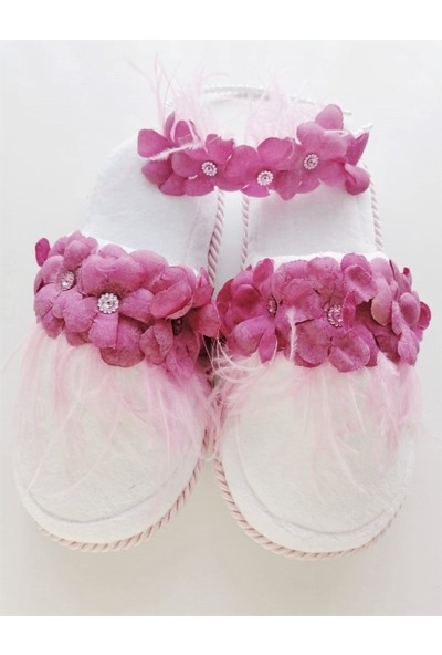 Brn Tasarım Lohusa Terlik ve Lohusa Taç Seti