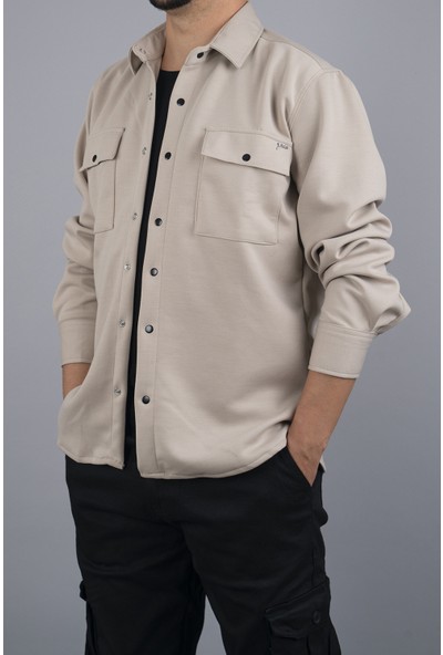 Bombe Erkek Slim Fit Scuba Gömlek