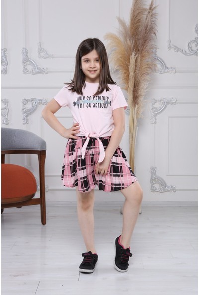 Epaavm Kare Baskılı Viskon Etek