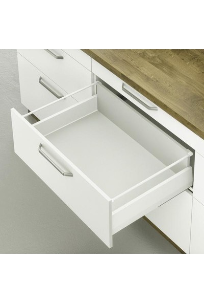 Hafele Matrix Box P, Kare Bordürlü Gri 450MM - Dübelli Hafele Matrix Box P, Kare Bordürlü Gri 450MM - Dübelli