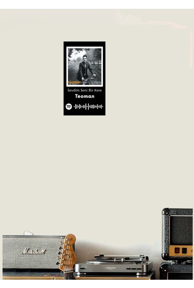 Hediye Bazarı Kişiye Özel Spotify Barkodlu 17 x 30 Mdf Tablo Hediye Bazarı Kişiye Özel Spotify Barkodlu 17 x 30 Mdf Tablo