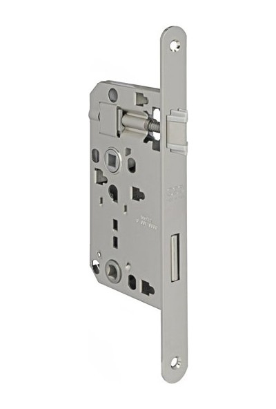 Hafele Duo Gömme Kilit Wc Nikel Parlak 55/20MM