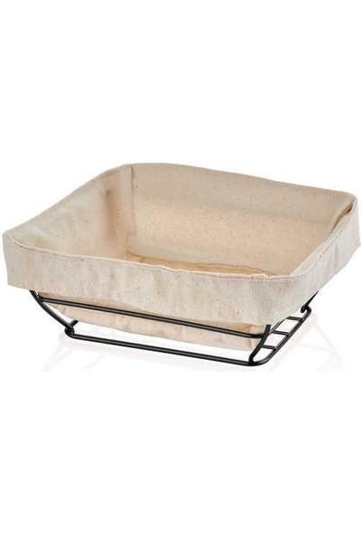 Narin Tel Ekmeklik Dikdörtgen - Siyah A60062