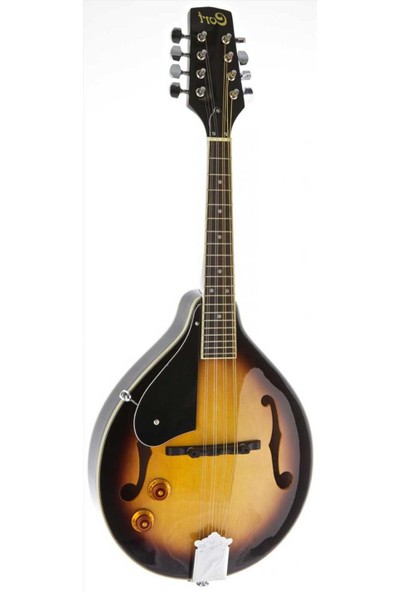 Cort Elektro Mandolın Çantalı, Antik Sunburst, Ladin Ka