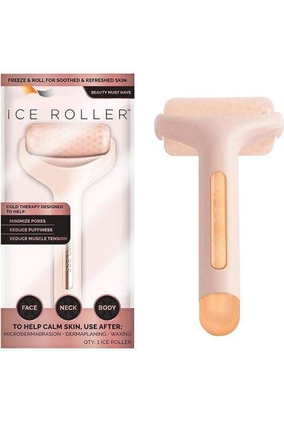 Ice Roller Buz Silindiri Terapi Etkili Yüz Derma Masaj ve Cilt Soğutma Bakım Aleti Ice Roller Buz Silindiri Terapi Etkili Yüz Derma Masaj ve Cilt Soğutma Bakım Aleti