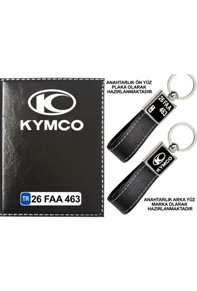 Promosyon Denizi Plakanıza Özel Kymco Logolu Siyah Ruhsat Kabı ve Anahtarlık Promosyon Denizi Plakanıza Özel Kymco Logolu Siyah Ruhsat Kabı ve Anahtarlık